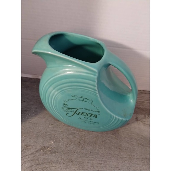 Homer Laughlin | Dining | Fiesta Fiestaware Turquoise Green Large Disc ...